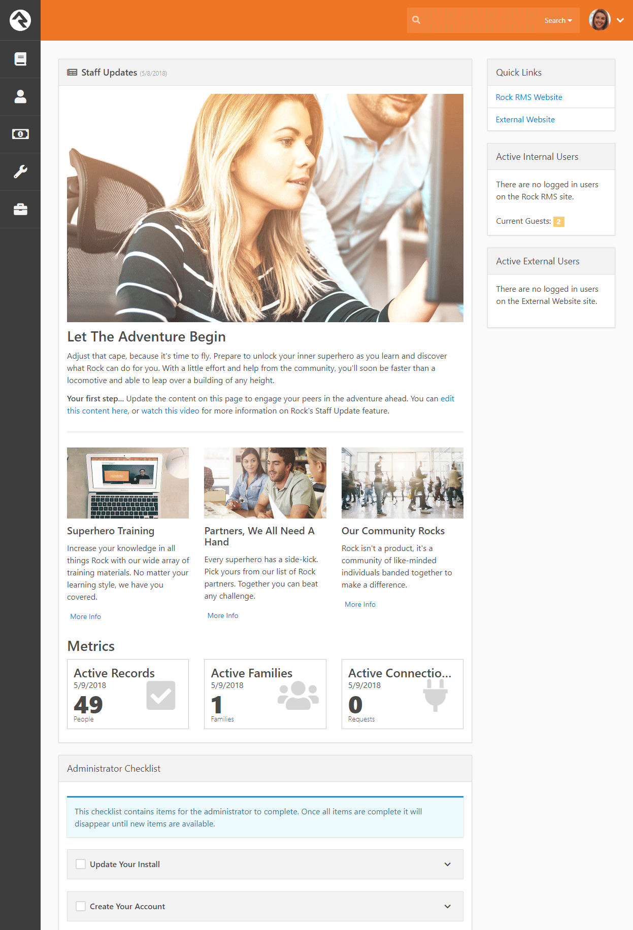 Rock Admin Hero Guide | Rock Community